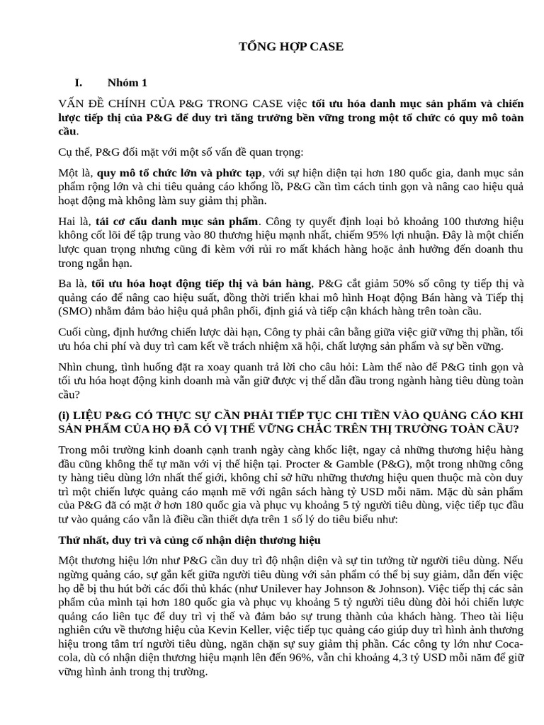 T NG H P Case KDQT 2 | PDF