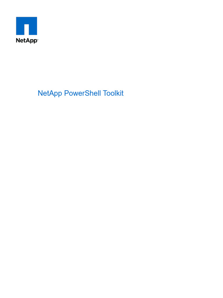 NetAppPowershellToolkit FAQ Final | PDF | Command Line Interface | Software Engineering