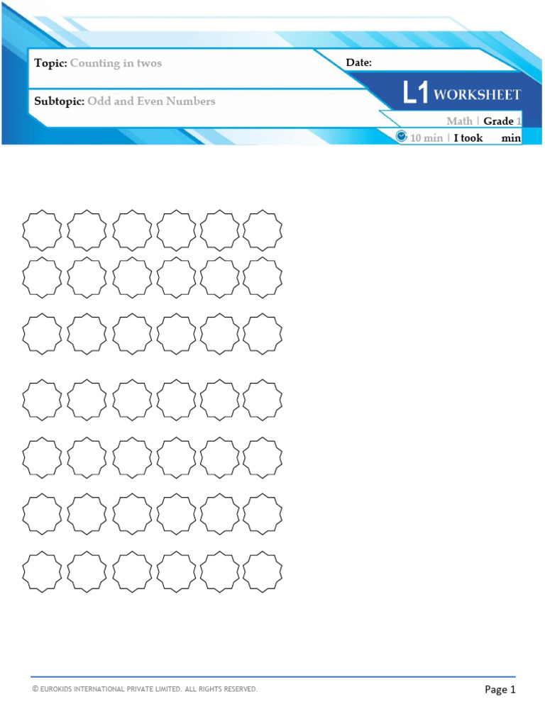 Counting in Twos | PDF