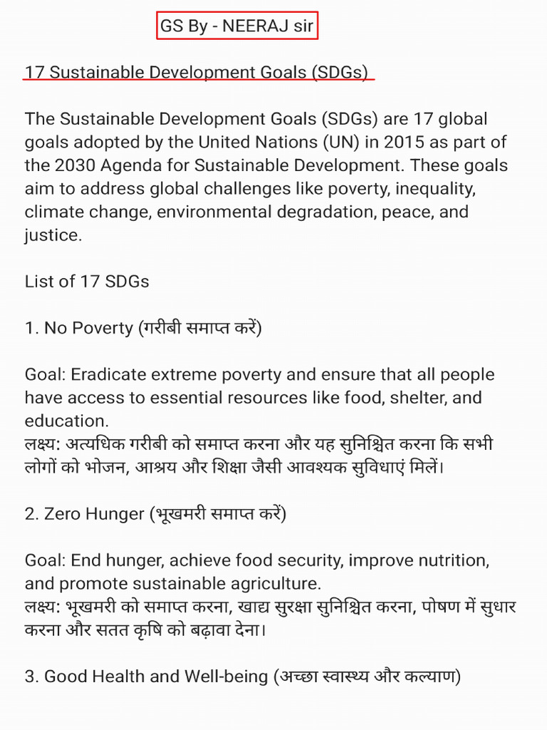 SDG 2025 | PDF