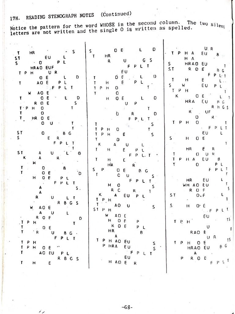 Machine Shorthand | PDF