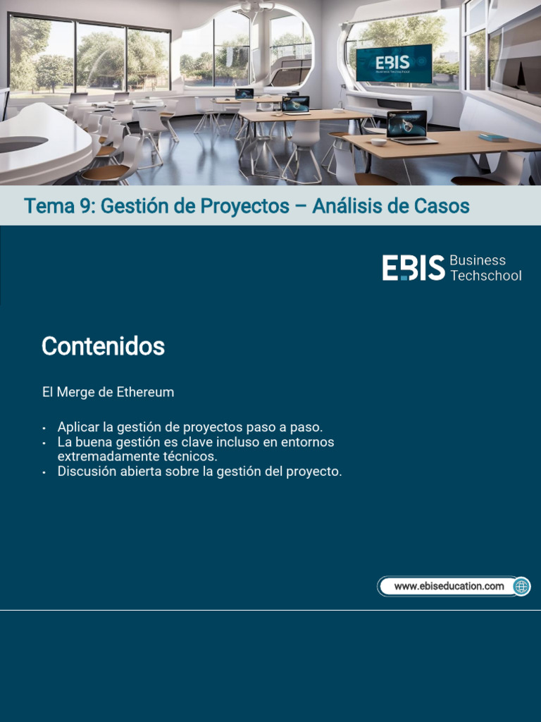 Project Management III EBIS | PDF | Planificación | Escalabilidad