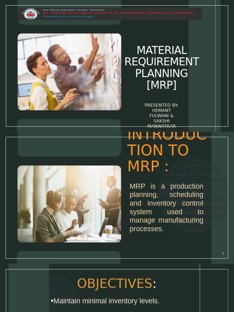 MRP Presentation | PDF