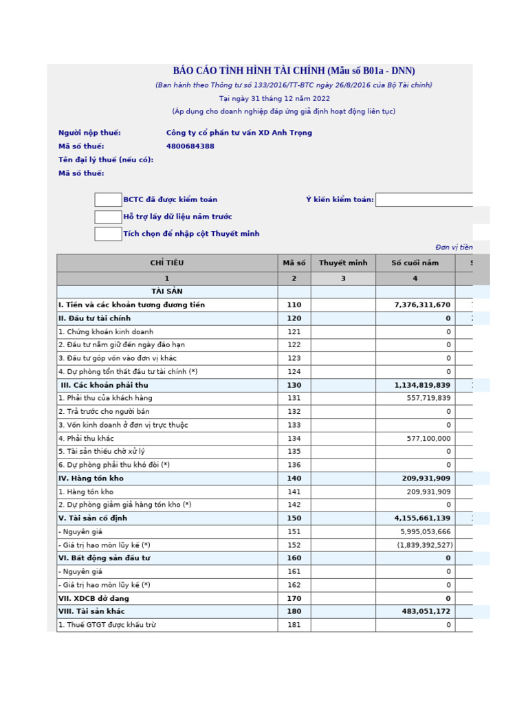 133 B01a DNN BCTC 2022 | PDF