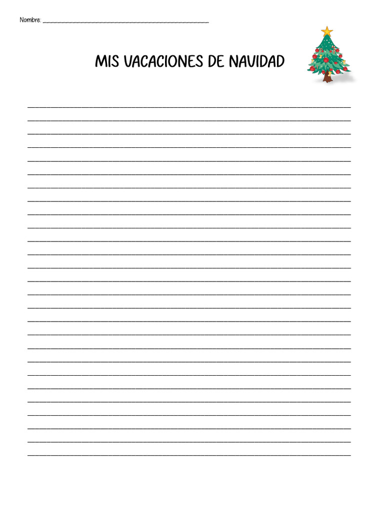 Mis Vacaciones de Navidad | PDF
