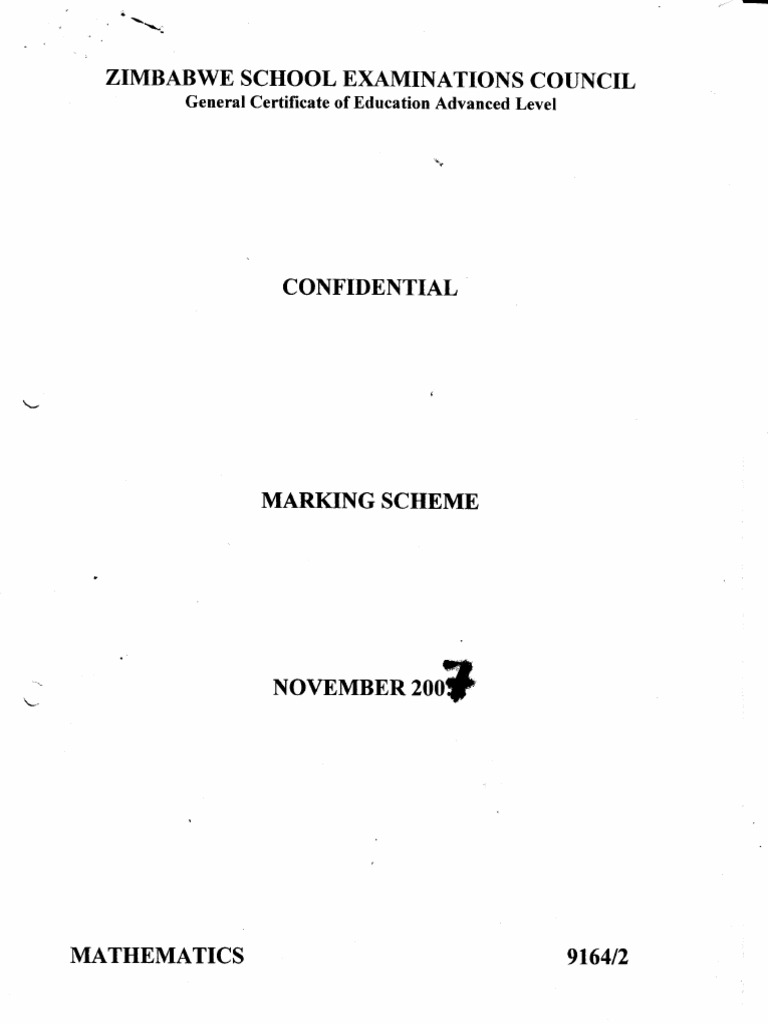 2007 Nov P2 MS | PDF | Educational Stages