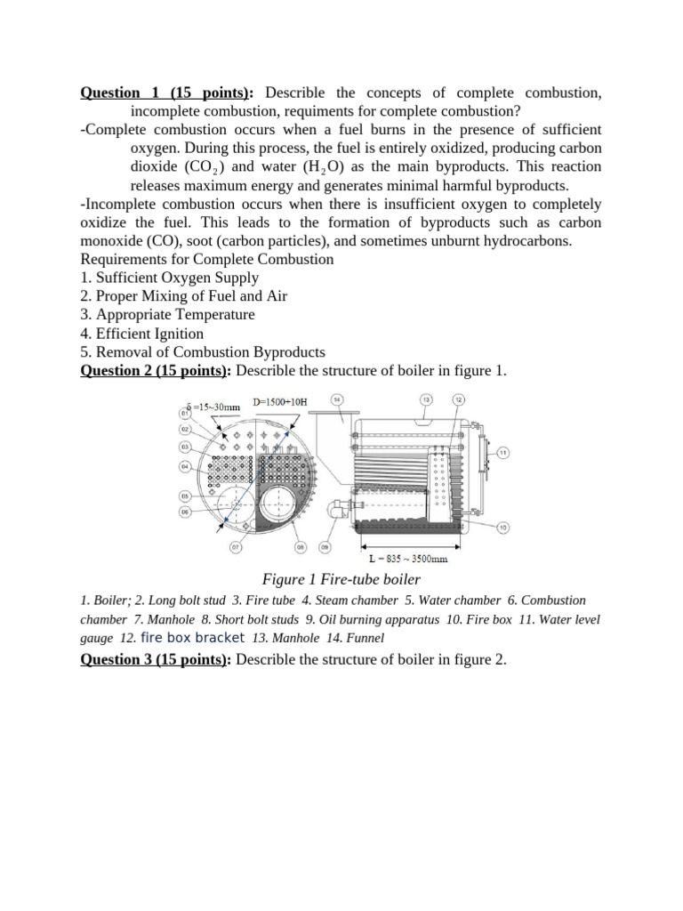 Combustion Concepts and Boiler Structures | PDF | Combustion | Boiler