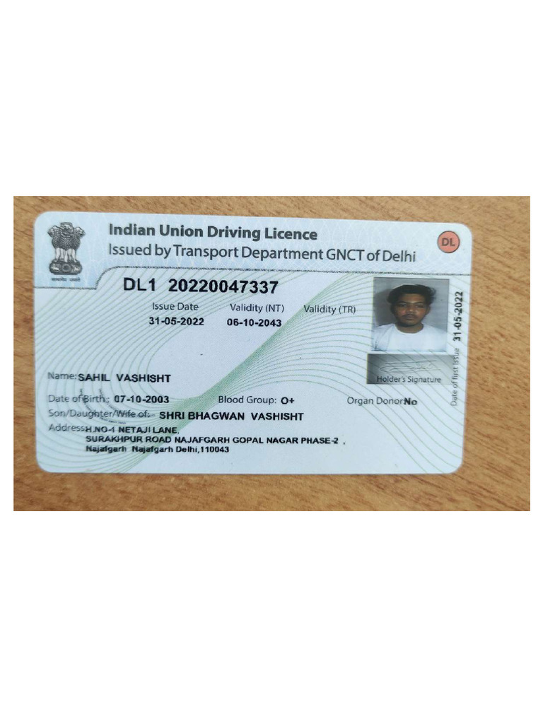 Driving Licence | PDF