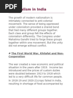 NCM Vs CDM Comparison Class10 | PDF | Activism | British India