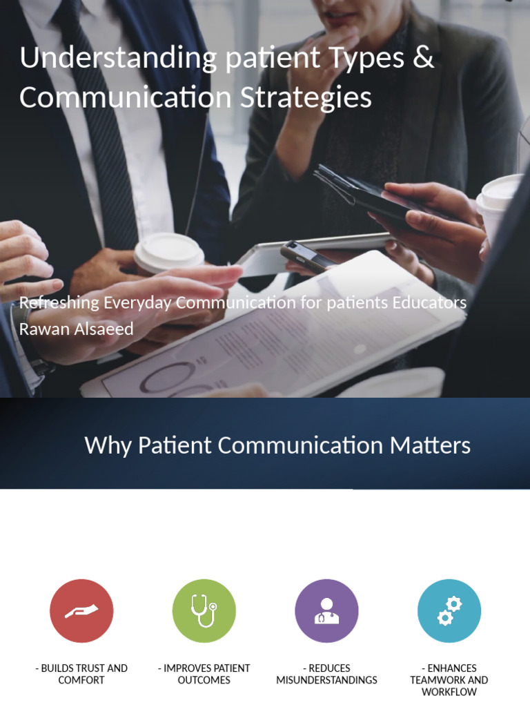 Patient Communication Presentation Visuals | PDF