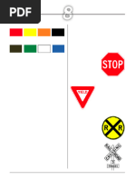 UK Road Signs Cheat Sheet and Flashcards | PDF
