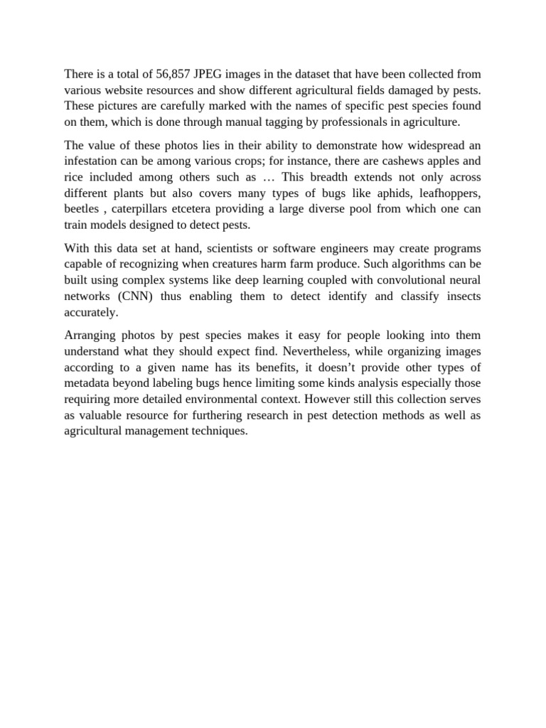 Pest Dataset Description | PDF