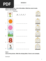 Circle The First Letter Worksheets | PDF