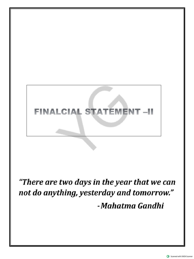 Financial Statements 2 | PDF