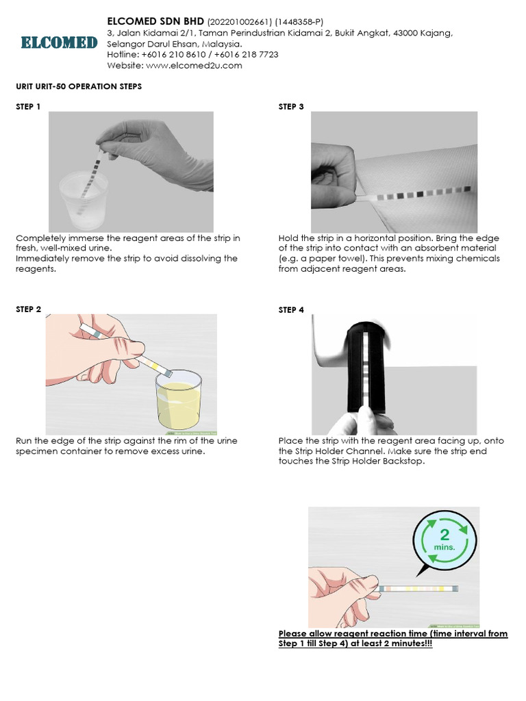 URIT - URIT-50 Operation Steps | PDF