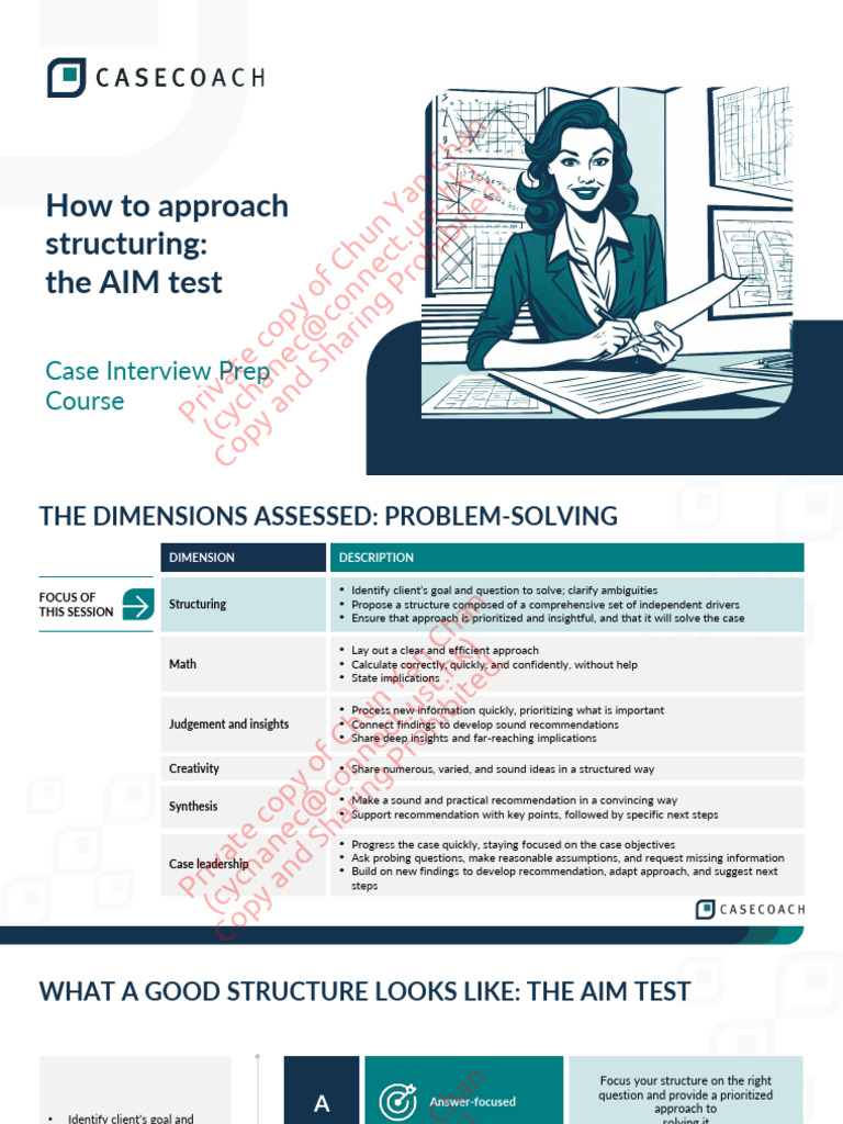 The AIM Test | PDF | Cognition | Business