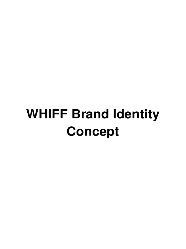 WHIFF Brand Identity Concept | PDF | Graphic Design