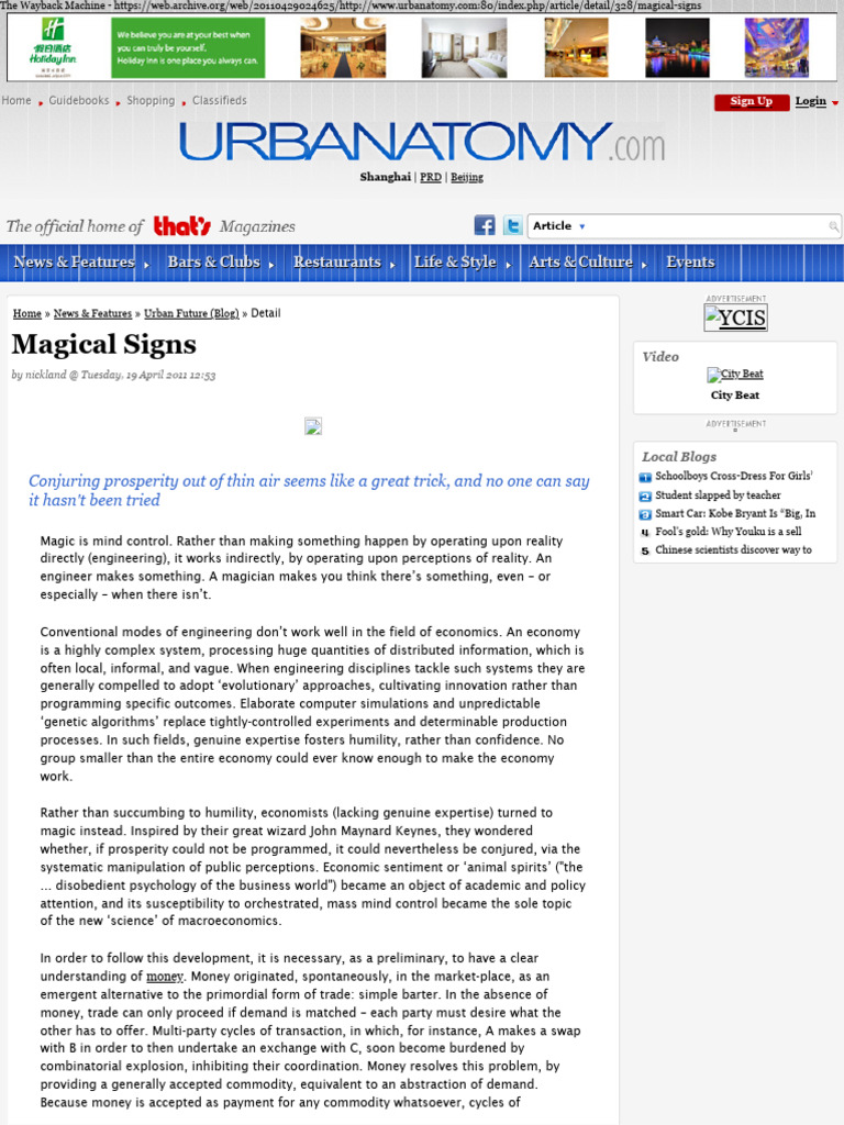 Magical Signs Article That's Magazines - Shanghai, Beijing, Guangzhou ...