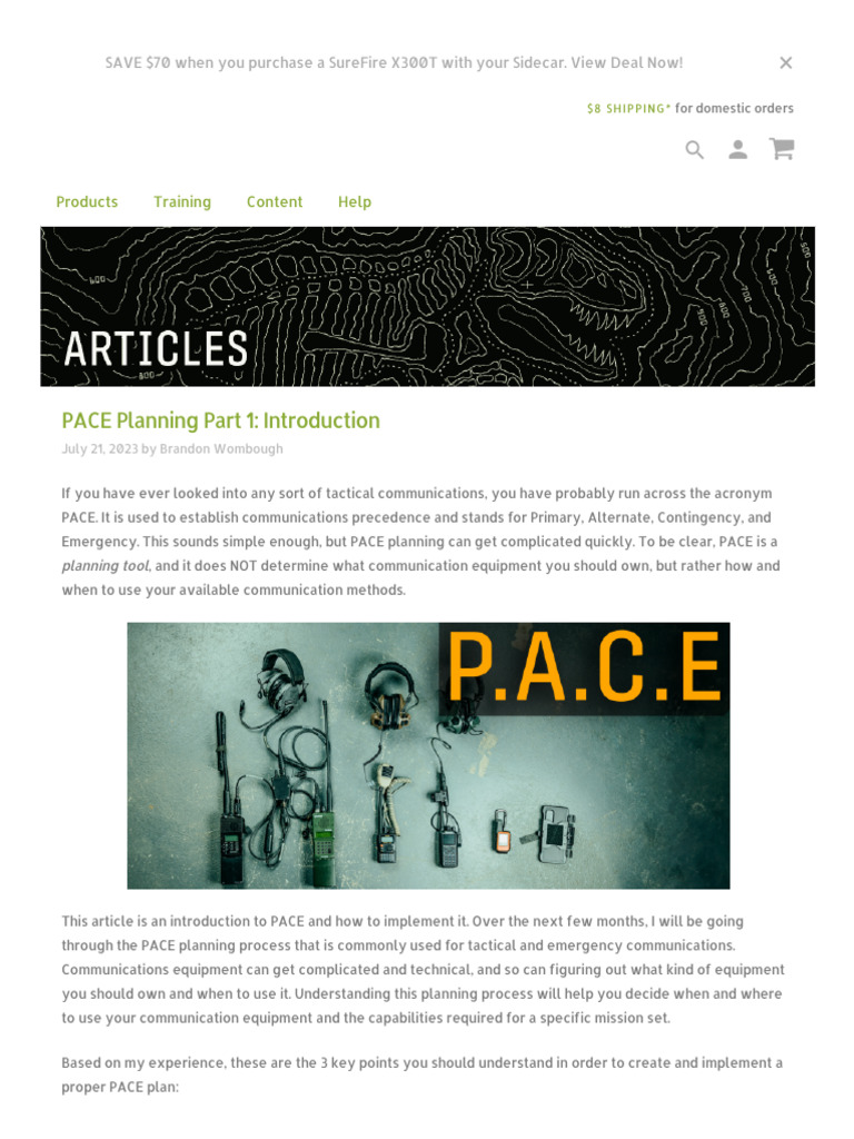 PACE Planning Part 1 - Introduction - T.rex ARMS | PDF | Warfare | Military