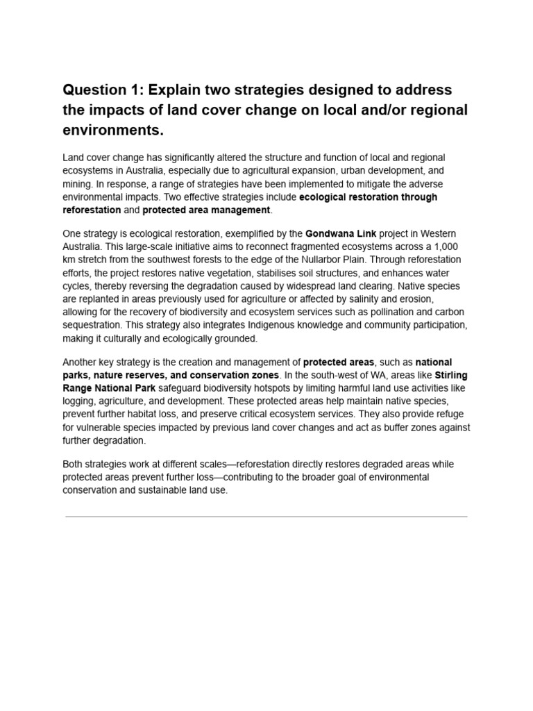 Geography Practice Responses | PDF | Climate Change Mitigation ...