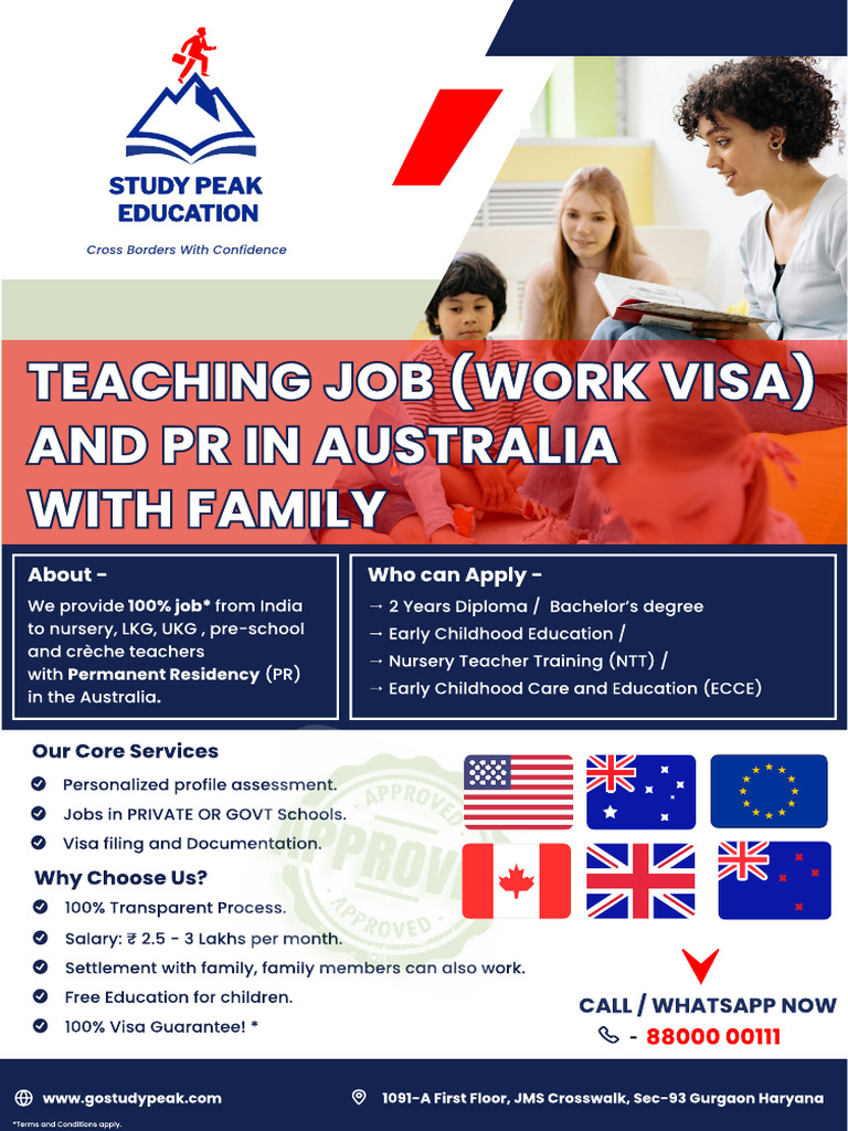 Teaching Work Visa PR Study Peak | PDF