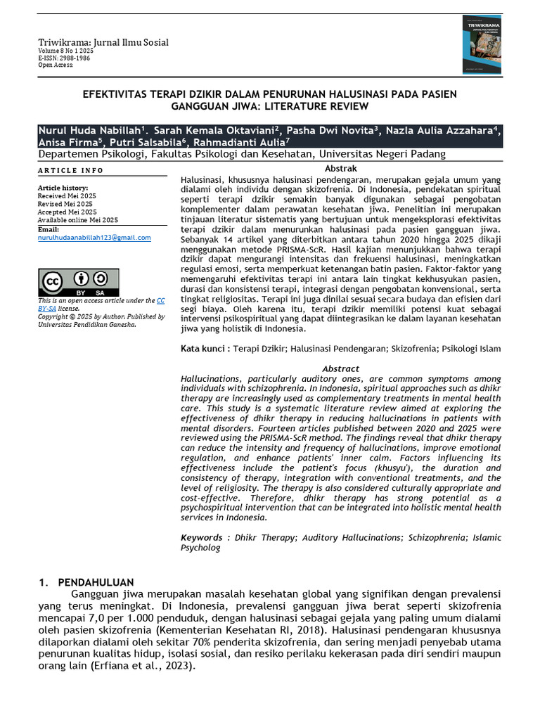 EFEKTIVITAS+TERAPI+DZIKIR+DALAM+PENURUNAN+HALUSINASI+PADA+PASIEN+GANGGUAN+JIWA+LITERATURE+REVIEW ...