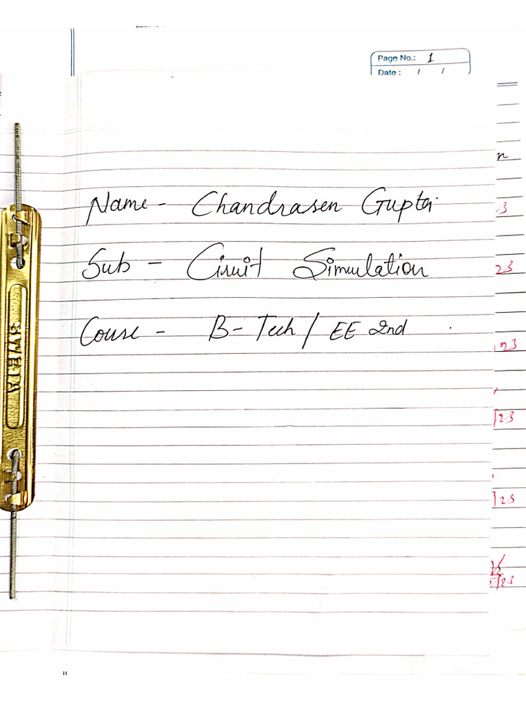 CKT Simulation Lab | PDF
