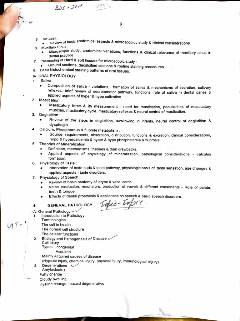 Syllabus 2nd Year | PDF