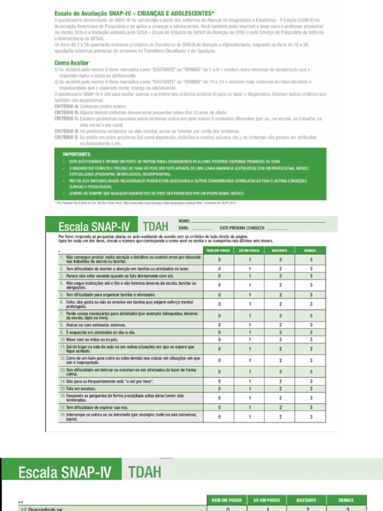 Formulario SNAP - Completo | PDF