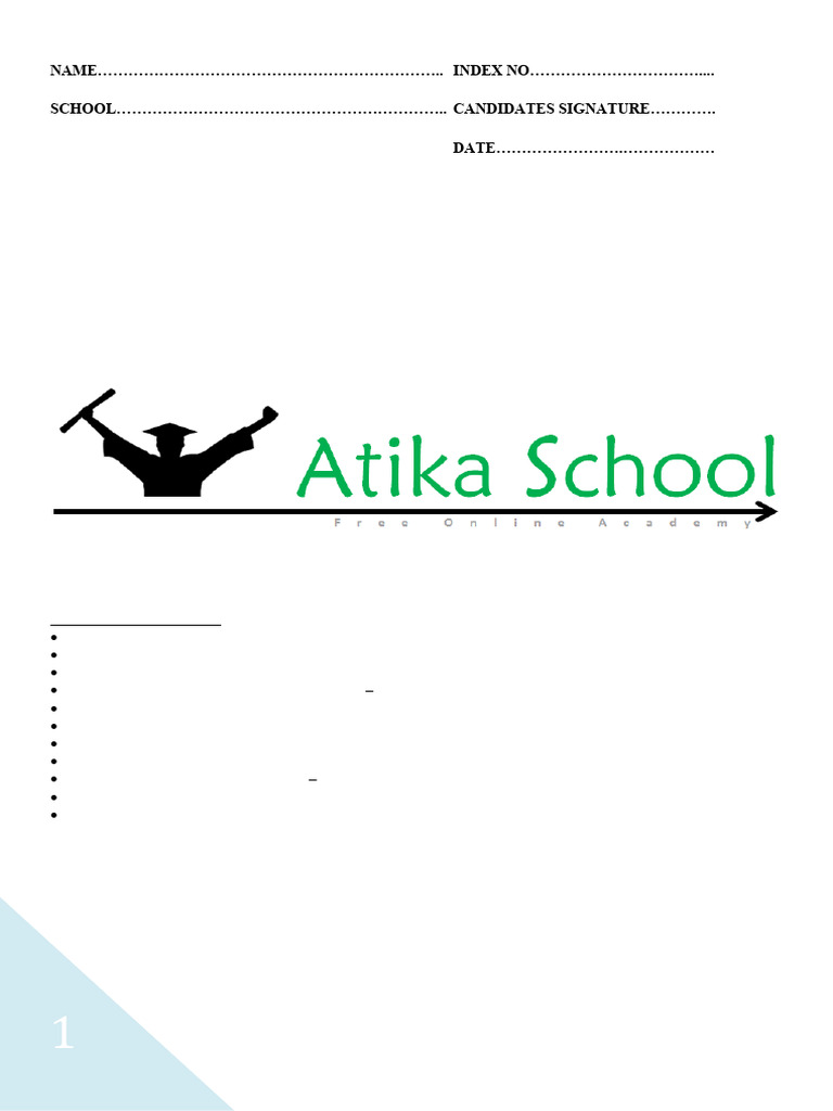 Computer Studies Paper 2 Spreadsheets and Database Questions ...