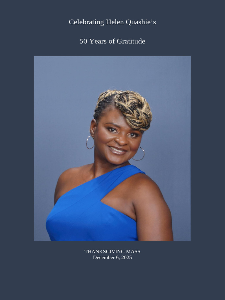 Helens Birthday Mass Booklet - Final | PDF | Jesus | God The Father