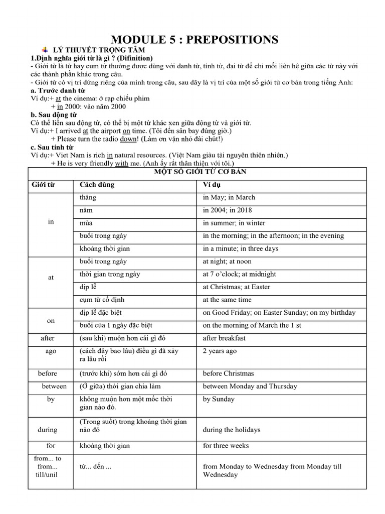 Practice Preposition | PDF