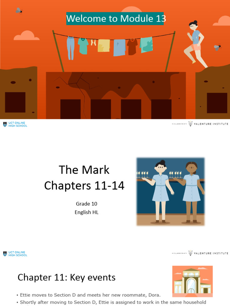 Module 13: The Mark Summary & Analysis | PDF