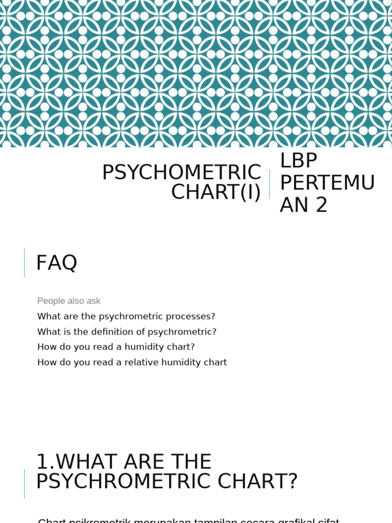 Psikometri Chart 1 | PDF