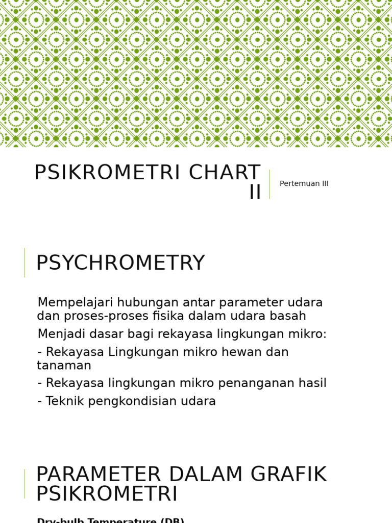 Psikometri Chart 2 | PDF | Air Conditioning | Humidity