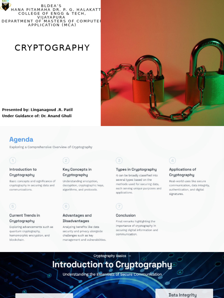 Cryptography Basics in Brief Introduction | PDF