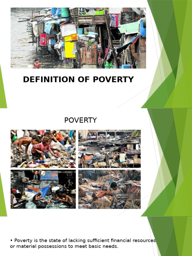 Definition of Poverty | PDF | Poverty | Poverty & Homelessness