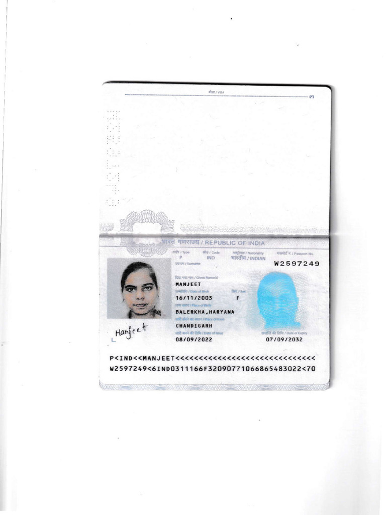 Passport Manjeet | PDF