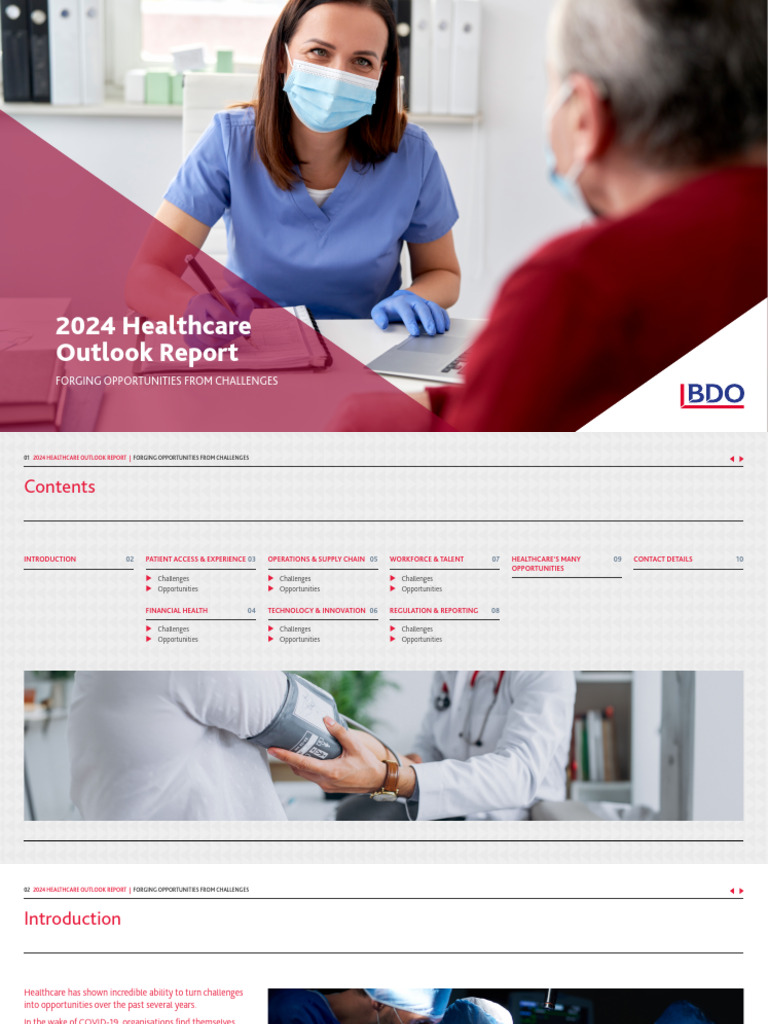 2024 Healthcare Outlook: Challenges & Opportunities | PDF | Electronic ...