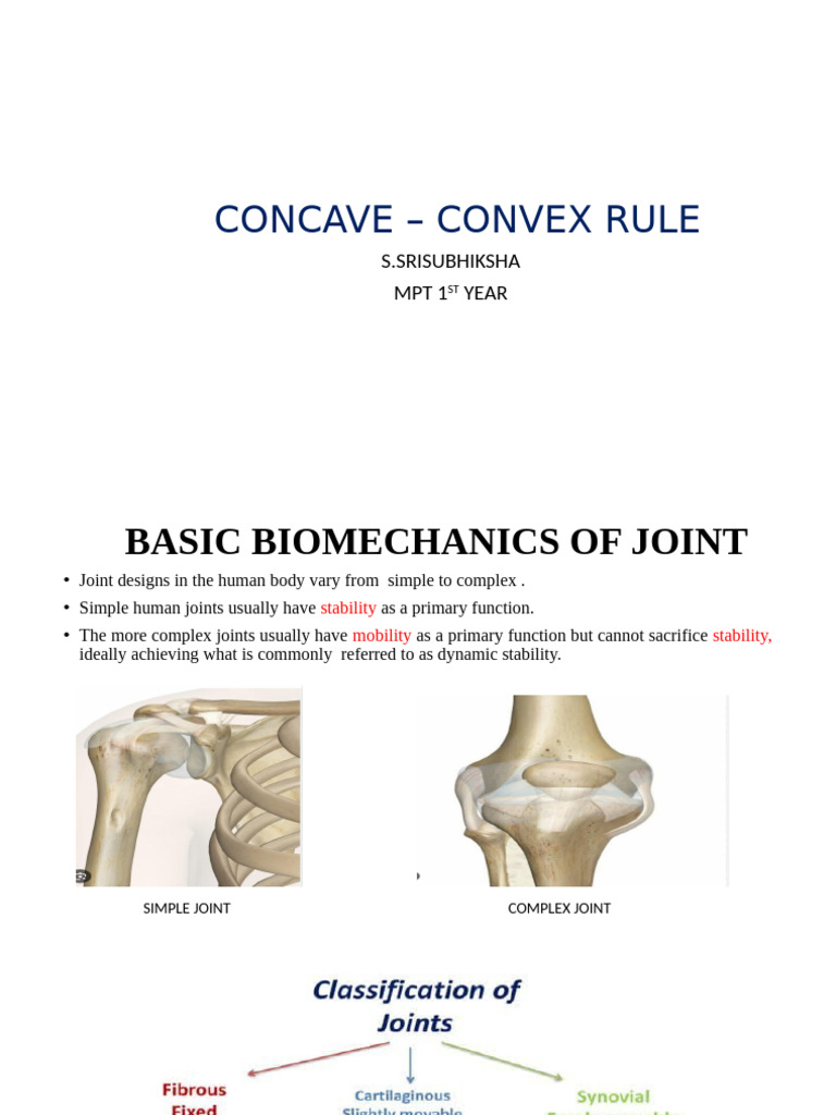 Concave - Convex Rule | PDF | Knee | Ankle