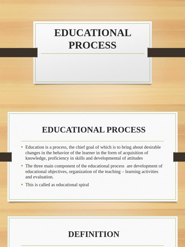 Educational Process | PDF | Learning | Affect (Psychology)