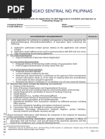 MSB Application Checklist for BSP Approval | PDF | Verification And ...