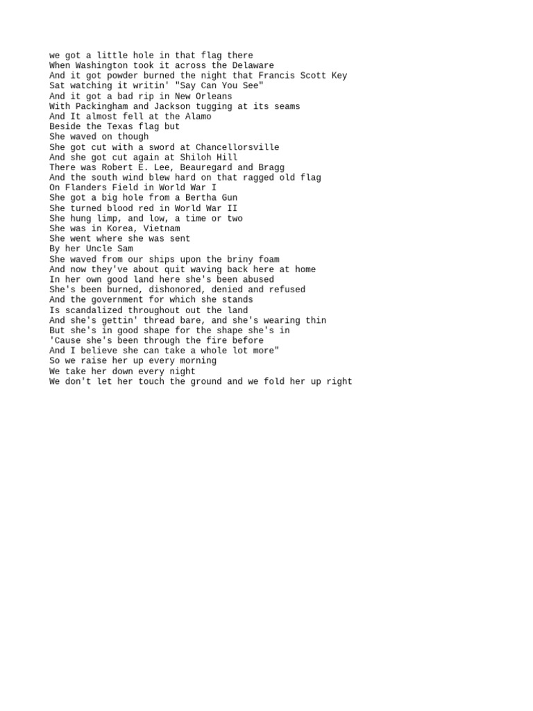 Ragged Old Flag | PDF