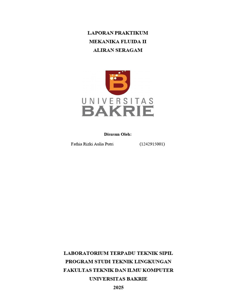 Fathia Rizki A.P - Modul 1 Aliran Seragam | PDF