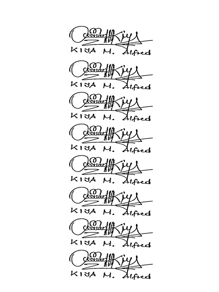 Signature Kim Alfred | PDF