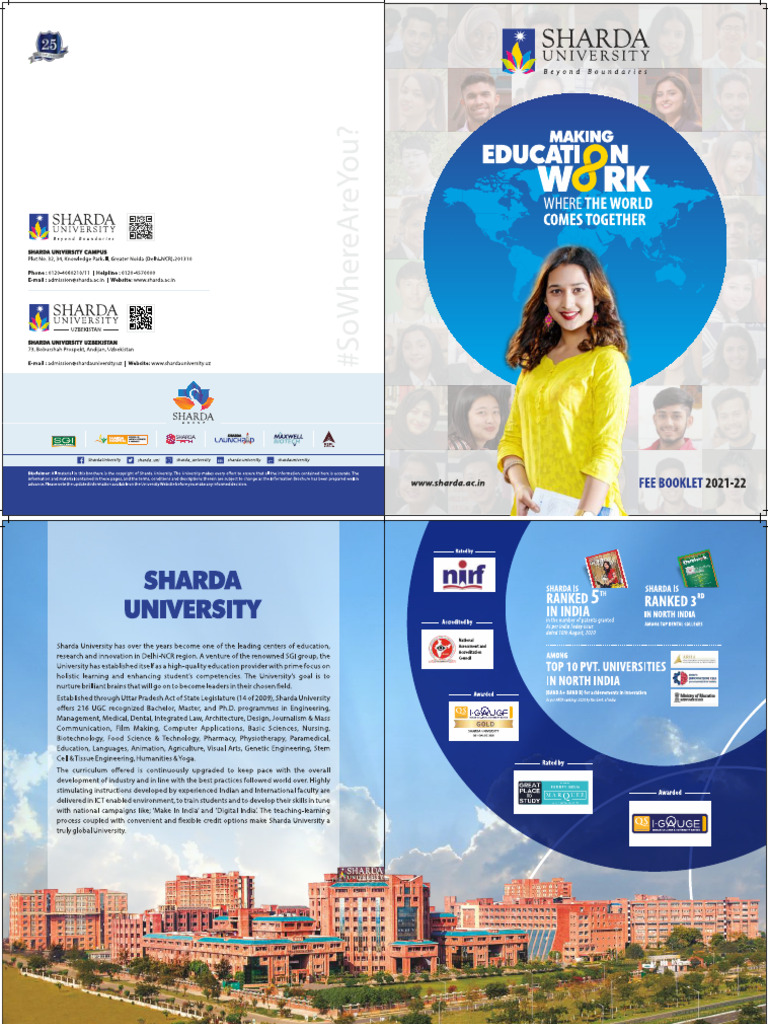 Fee Booklet 2021 | PDF