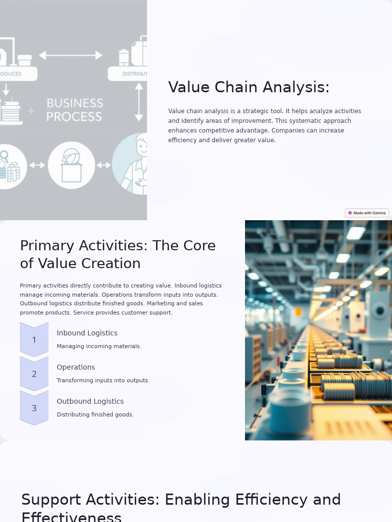Value Chain Analysis | PDF | Value Chain | Competitive Advantage
