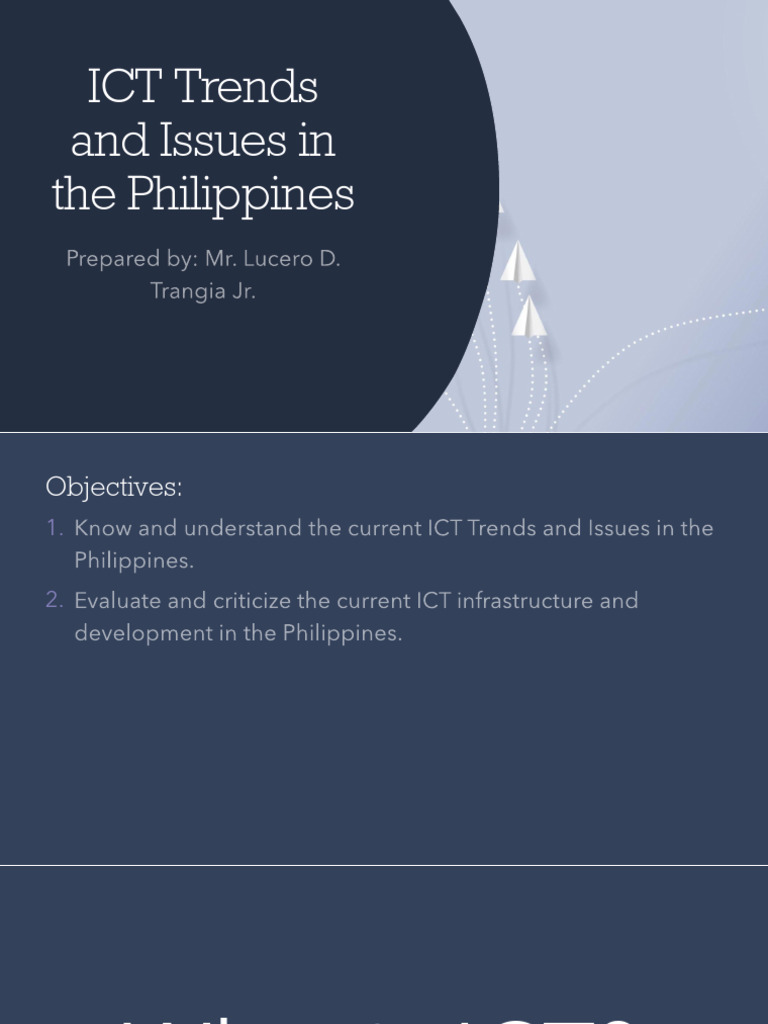 ICT Trends and Issues in the Philippines | PDF | Information And ...