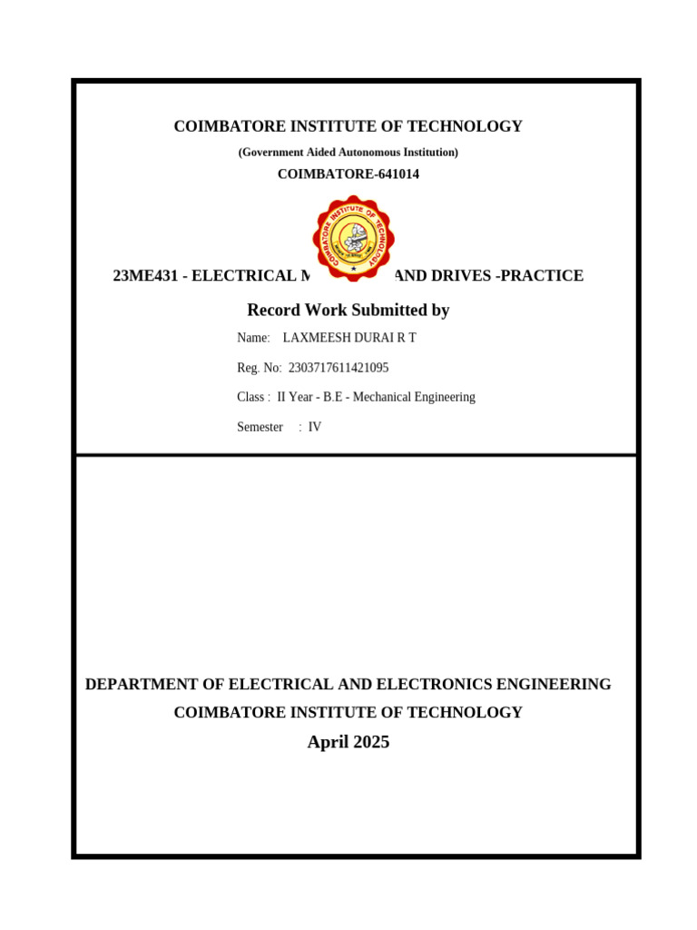 1.Front Page | PDF