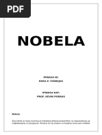 Nobela Kahulugan | PDF